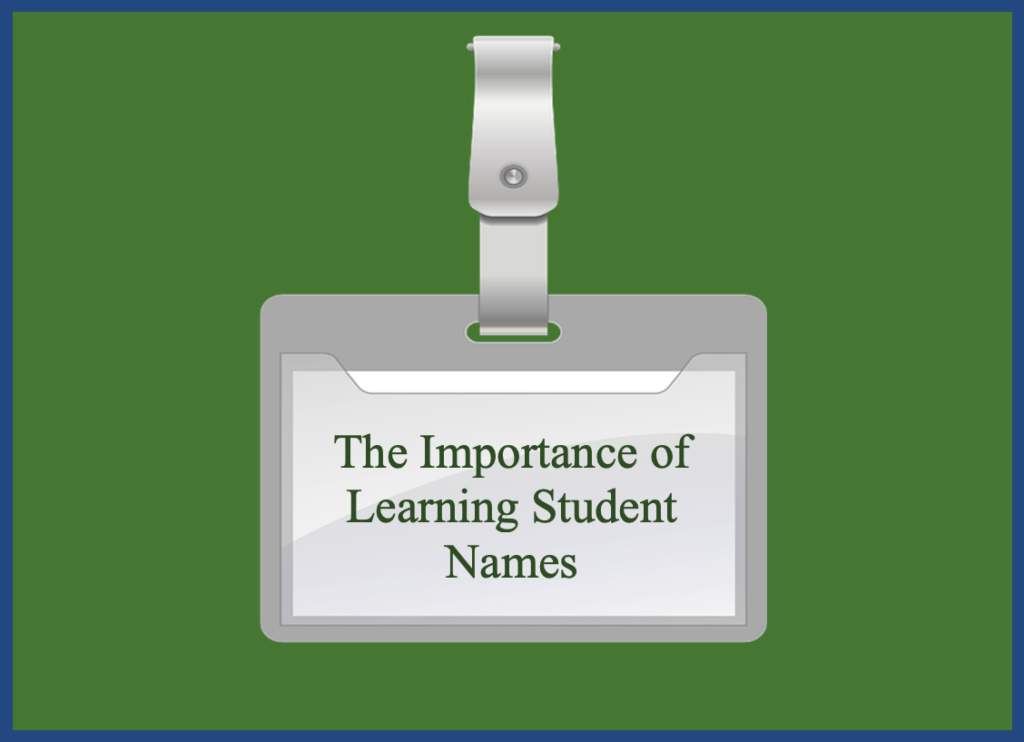 The Importance of Learning Student Names · CITLS · Lafayette College